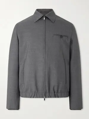 SLOWEAR Wool-canvas Blouson Jacket