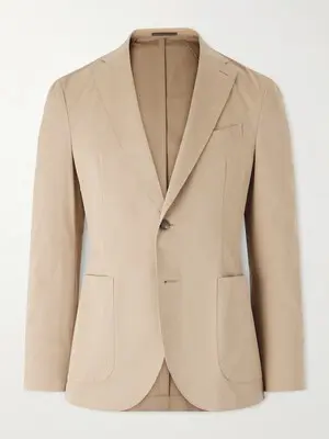 SLOWEAR Cotton-blend Suit Jacket - Neutrals