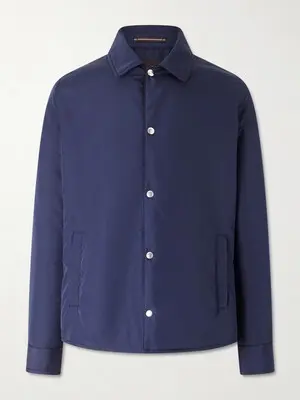 SLOWEAR Padded Shell Overshirt - Blue