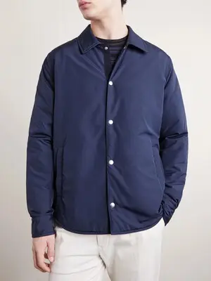 SLOWEAR Padded Shell Overshirt - Blue