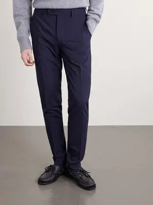 SLOWEAR Tapered Virgin Wool-blend Suit Trousers