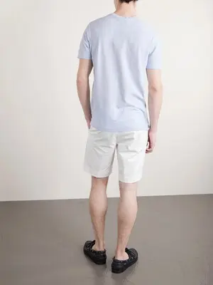 SLOWEAR Slim-fit Cotton-blend Gabardine Chino Shorts