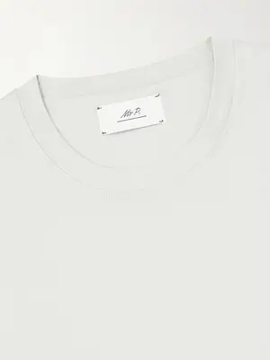 Mr P. Organic Cotton-jersey T-shirt - Green