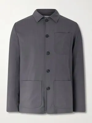 Altea Constantin Virgin Wool Overshirt - Gray