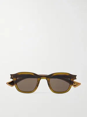 Saint Laurent Round-frame Sunglasses - Green
