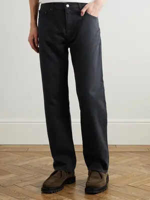 FRAME Relaxed Straight-leg Jeans - Blue