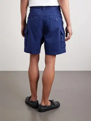 Polo Ralph Lauren Gellar Straight-leg Cotton-canvas Cargo Shorts - Blue