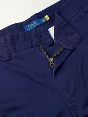 Polo Ralph Lauren Gellar Straight-leg Cotton-canvas Cargo Shorts - Blue