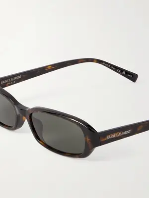 Saint Laurent Panthos Oval-frame Sunglasses
