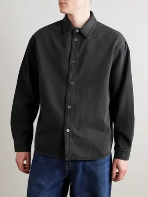 FRAME Denim Overshirt - Black
