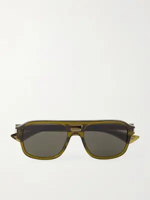 Saint Laurent Aviator-style Sunglasses - Brown