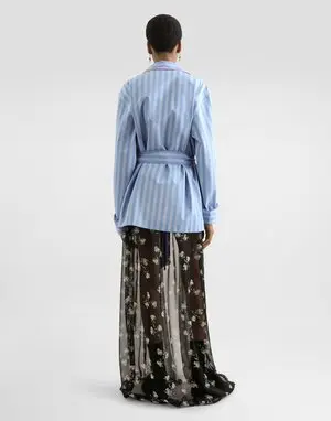 Dolce & Gabbana Striped Poplin Shorts - Multicolor