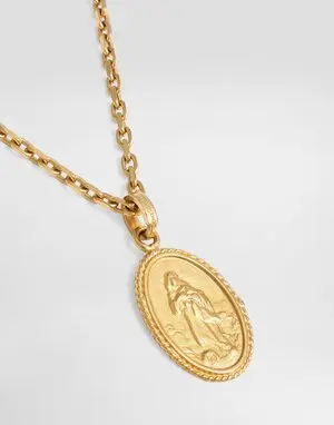 Dolce & Gabbana Oval Medal Necklace