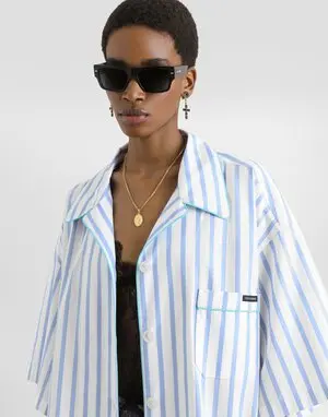 Dolce & Gabbana Striped Poplin Shirt