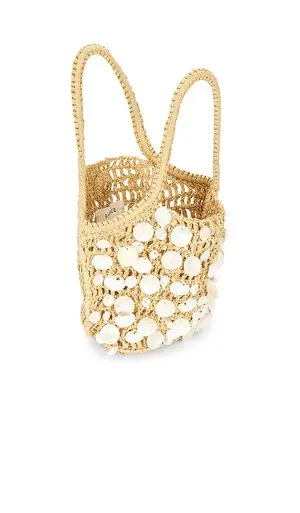 L*Space Alba Raffia Bag With Seashell Embellishment
