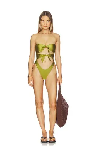 LOVEWAVE The Paloma One Piece - Olive Green