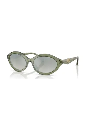 Michael Kors Full Rim Oval Sunglasses - Green