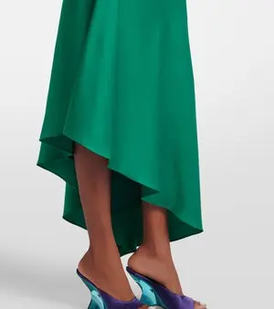 Simkhai Monica Asymmetric Midi Dress