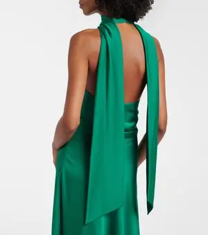 Simkhai Monica Asymmetric Midi Dress