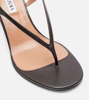 AQUAZZURA Bikini Leather Thong Sandals