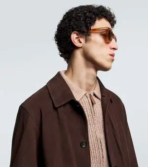 Zegna Round Frame Sunglasses