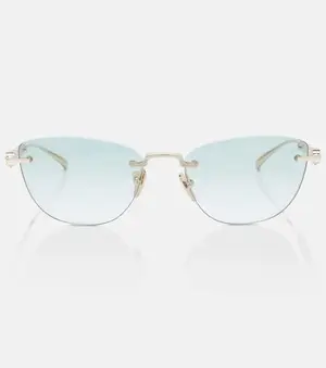 Gucci Bamboo Cat-eye Sunglasses - Green
