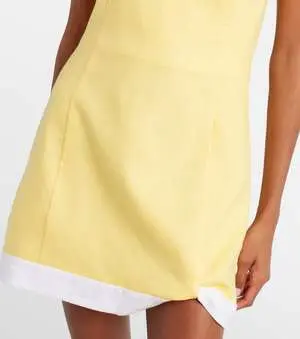SIR. Linen Mini Dress - Yellow