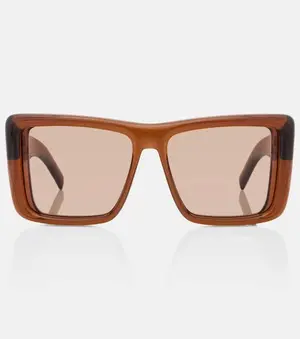 Saint Laurent Sl 900 Howl Square Sunglasses - Brown