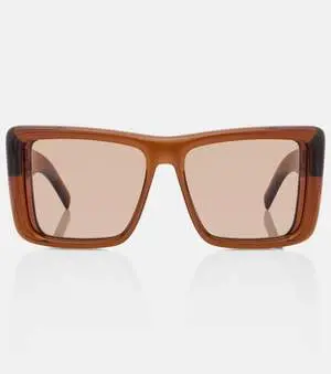 Saint Laurent Sl 900 Howl Square Sunglasses - Brown