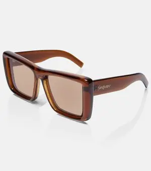 Saint Laurent Sl 900 Howl Square Sunglasses - Brown