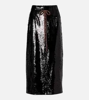 Simone Rocha Sequined Pencil Skirt