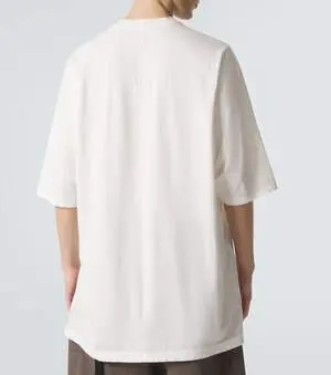 Rick Owens Jumbo Printed Cotton Jersey T-shirt