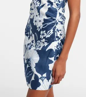 SIR. Paradiso Floral Linen Mini Dress