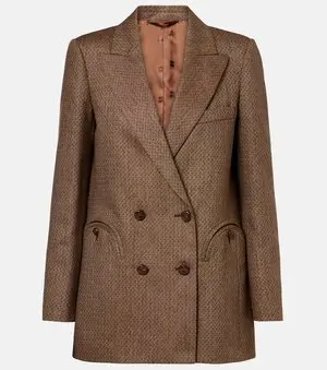 BLAZÉ MILANO Amel Everyday Silk And Wool Blazer