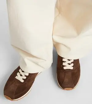 Hogan H699 Suede Sneakers - Brown