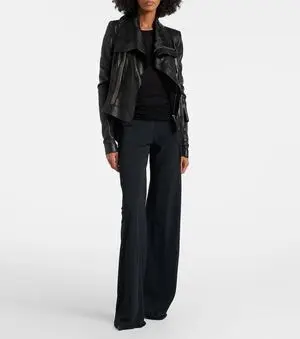 Rick Owens Cantilever 60 Leather Mules - Black