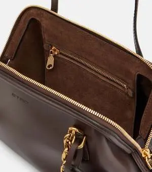 Etro Leather Shoulder Bag - Brown