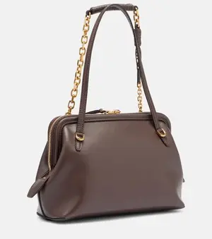 Etro Leather Shoulder Bag - Brown