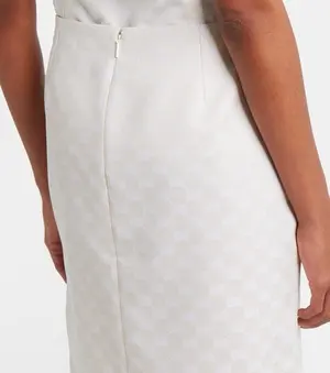 Gucci Gg Midi Skirt - Beige