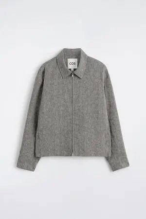 Cos Linen Blouson Jacket