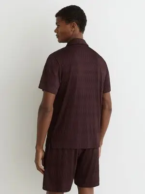 REISS Aleo Shirts - Bordeaux