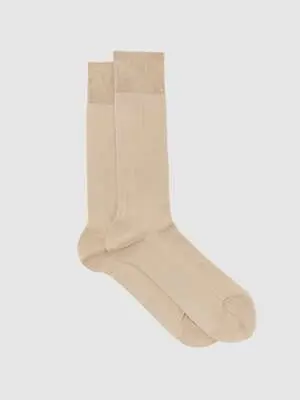REISS Fela Socks - Champagne