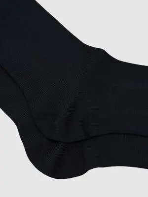 REISS Milo Cotton-blend Socks - Navy