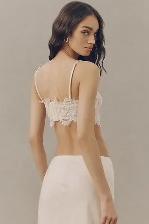 Bardot Lella Lace Bralette Top - Ivory