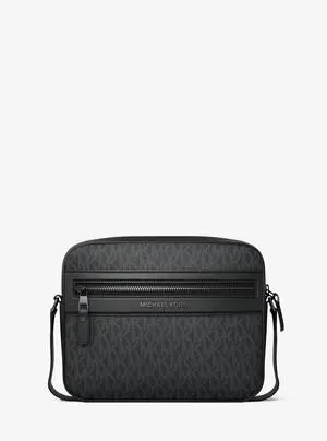 Michael Kors Jet Set Signature Logo Crossbody Bag - Black