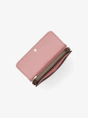 Michael Kors Jet Set Small Signature Logo Convertible Crossbody Bag - Pink