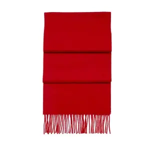 ASPINAL OF LONDON Pure Cashmere Scarf - Red