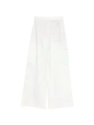 Agnona Cargo-pocket Trousers - White