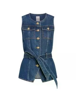 Cinq À Sept Reenee Belted Denim Vest