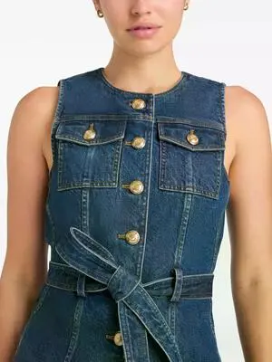 Cinq À Sept Reenee Belted Denim Vest